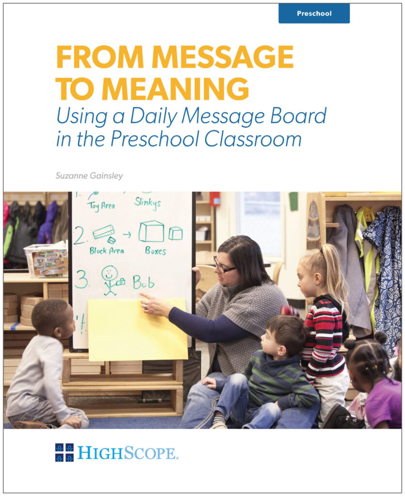 From Message to Meaning - Using a Daily Message Board in the Preschool ...