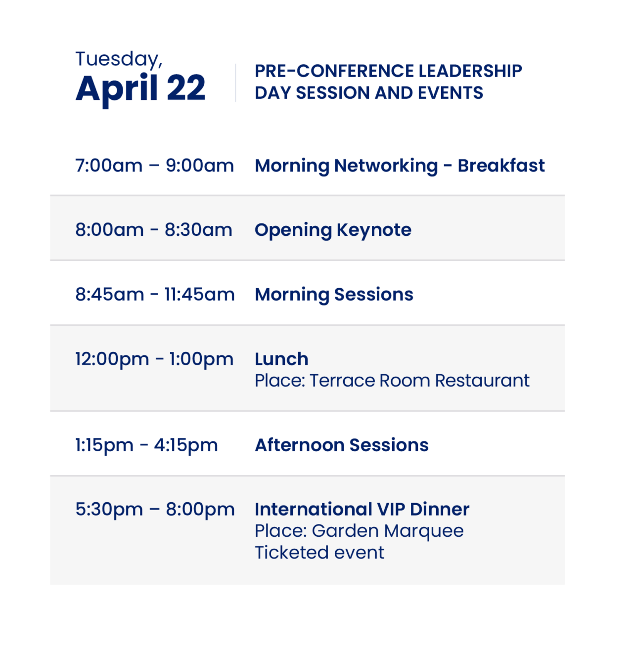 Conference - Conference Schedule - HighScope