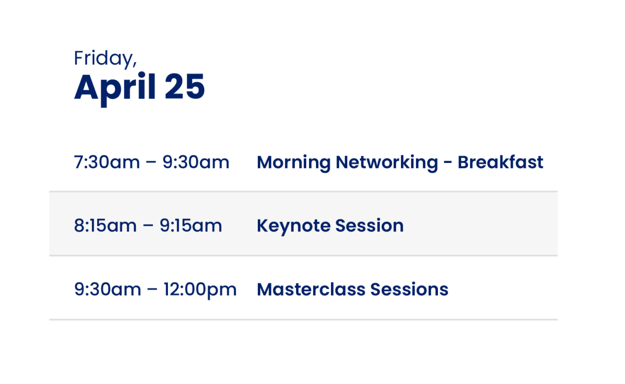 Conference - Conference Schedule - HighScope